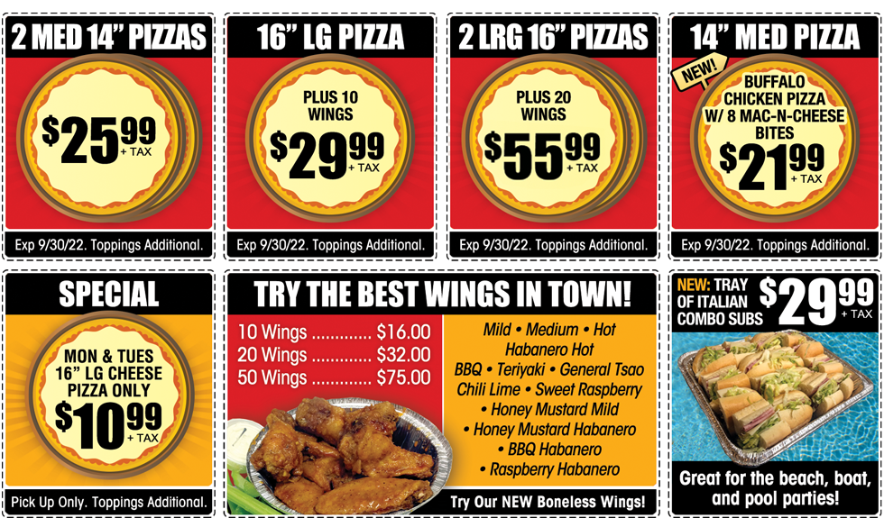 Coupons | Big Slice Pizza